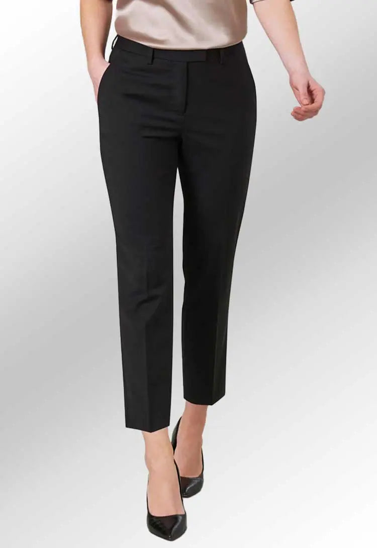 Brook Taverner Torino Womens Slim Leg Trousers Black Or Light Grey