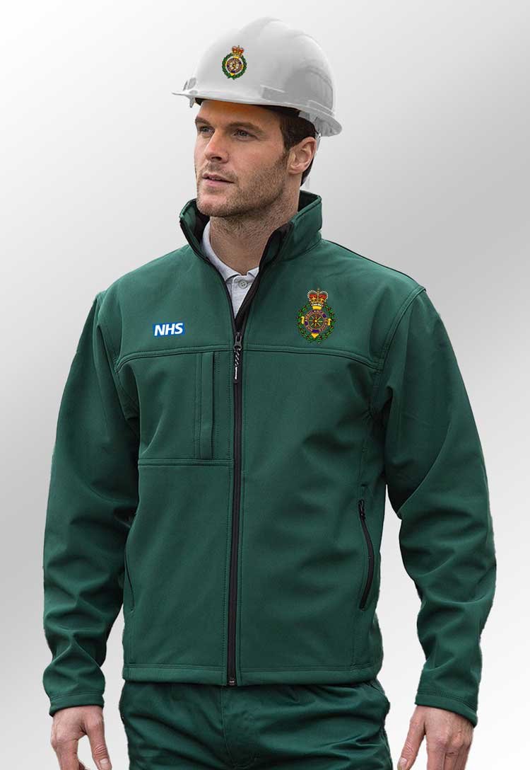Ambulance Classic Softshell Jacket with Logos – The Work Uniform Company