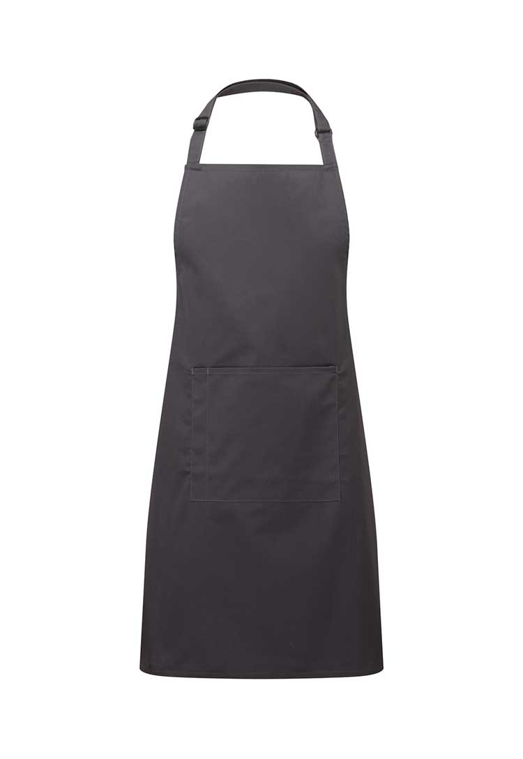 Unisex Bib Apron With Pocket Premier The Work Uniform Company