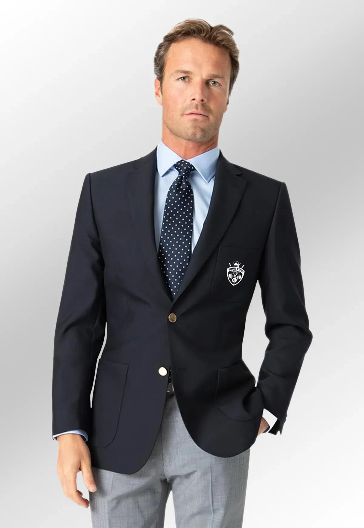 Henley Golf Club Blazer with Club Logo – The Work Uniform Company