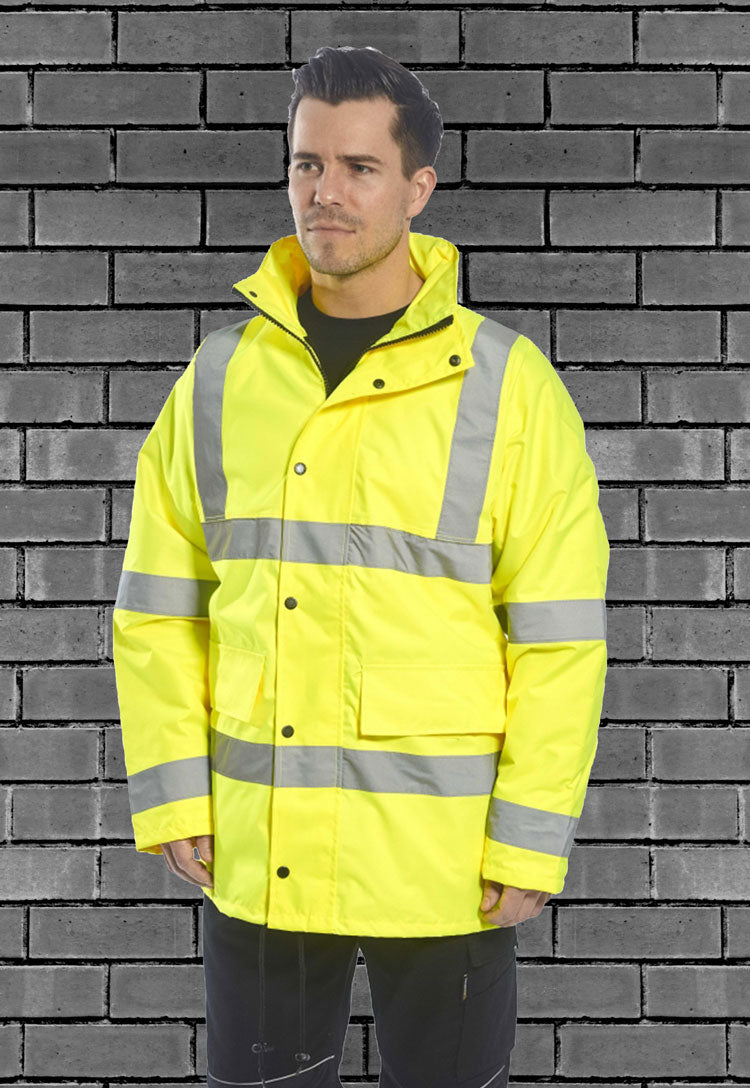 Hi Vis 4 in 1 Traffic Jacket S468 – The Work Uniform Company