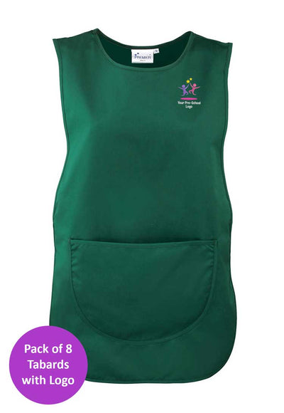 Branded Short Tabard Bundle for Nursery, Childcare and Teaching Staff ...