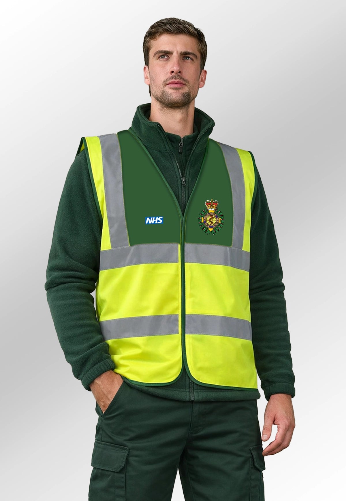 Ambulance Hi Vis Vest with Printed Logos – The Work Uniform Company
