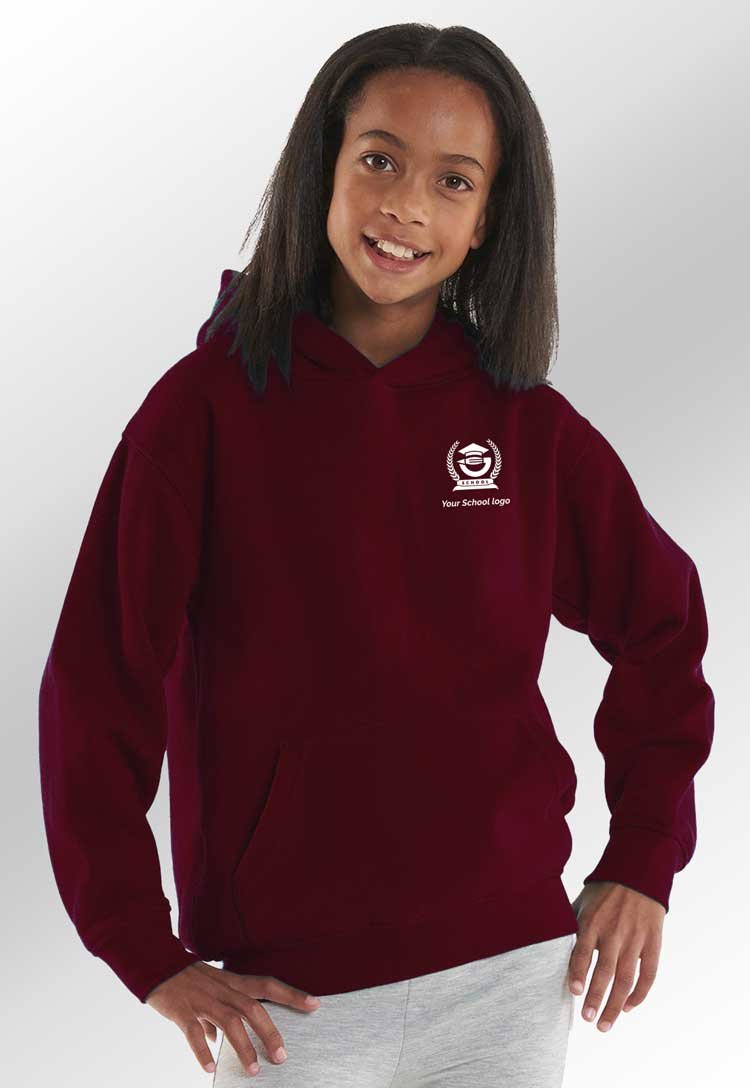 School Uniform Hooded Sweatshirt | Uneek – The Work Uniform Company