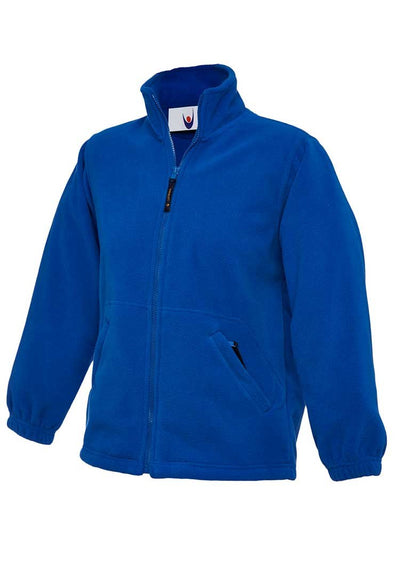 School Uniform Full Zip Fleece Jacket with School Logo | Uneek – The ...