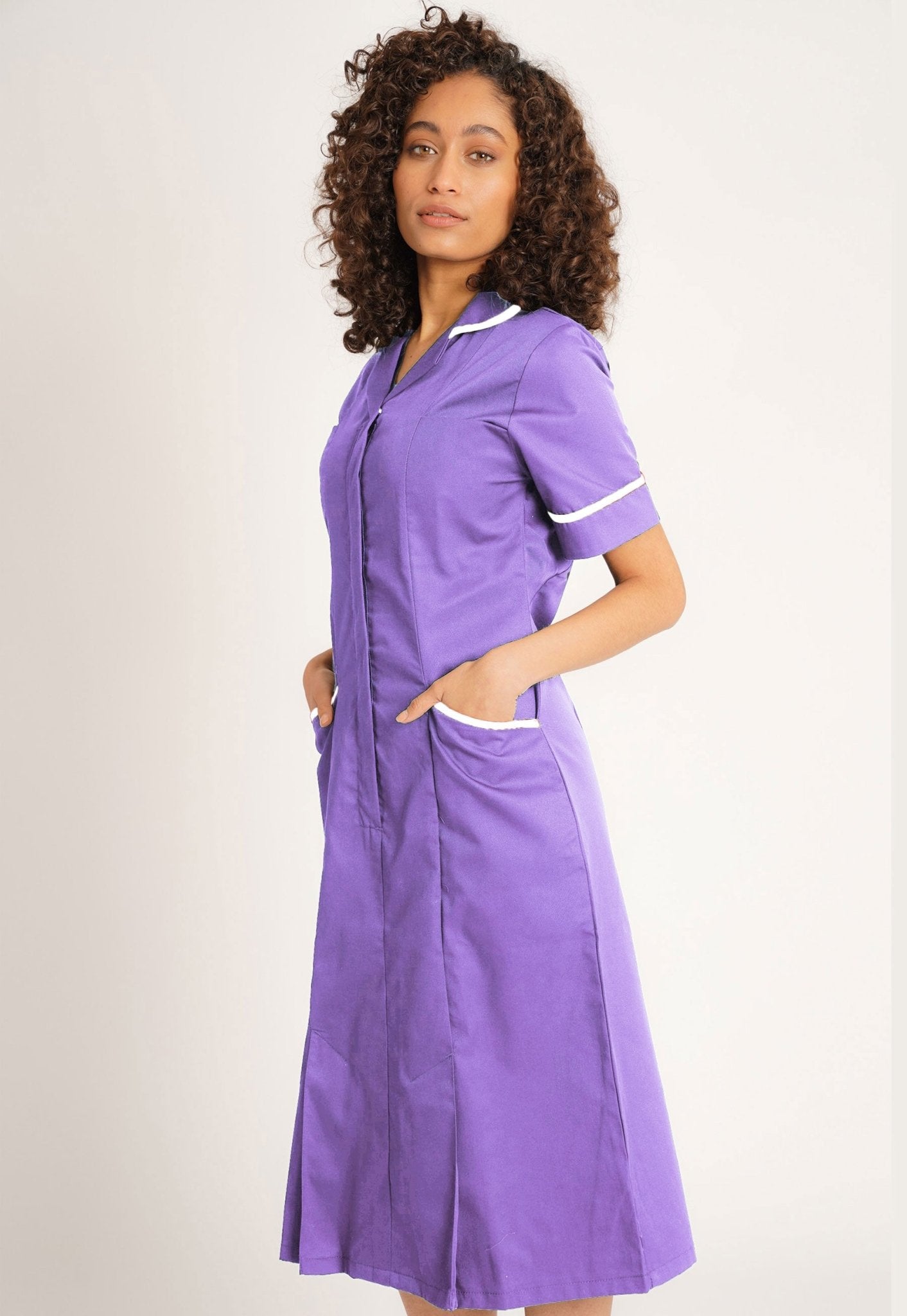 Lilac or Purple Nurse Dress | Behrens – The Work Uniform Company