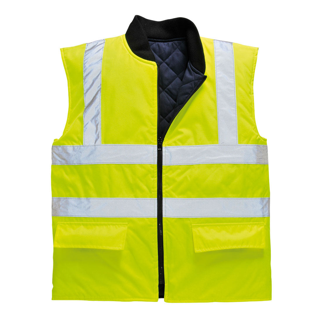 Hi Vis Reversible Bodywarmer – The Work Uniform Company